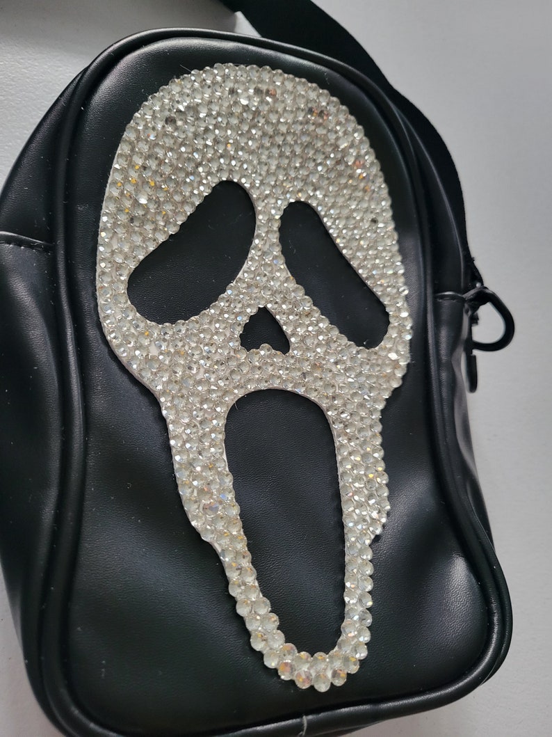 Ghostface Scream Purse Hand Jeweled Original Art Scream Bag - Etsy