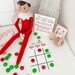 Printable Tic Tac Toe Card and Poem for North Pole Elf | Holiday Elf ...