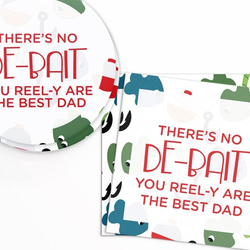 Happy Father's Day 2x2 Square and Circle Gift Tag - Etsy