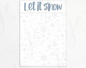 Let It Snow Card | Etsy