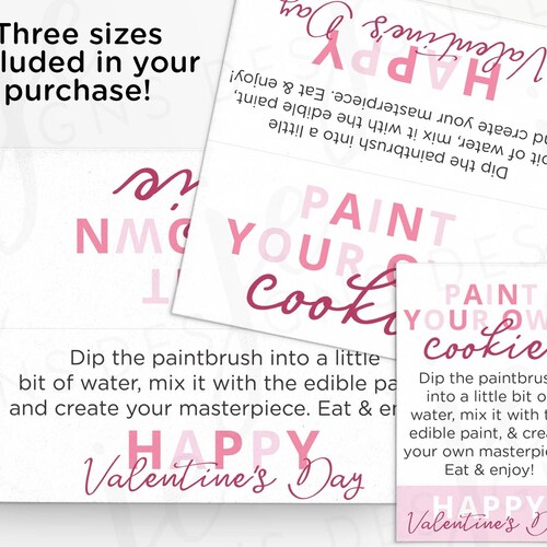 Instant Download Paint Your Own Christmas Cookie Bag Topper - Etsy