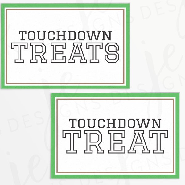 Touchdown Printable - Etsy