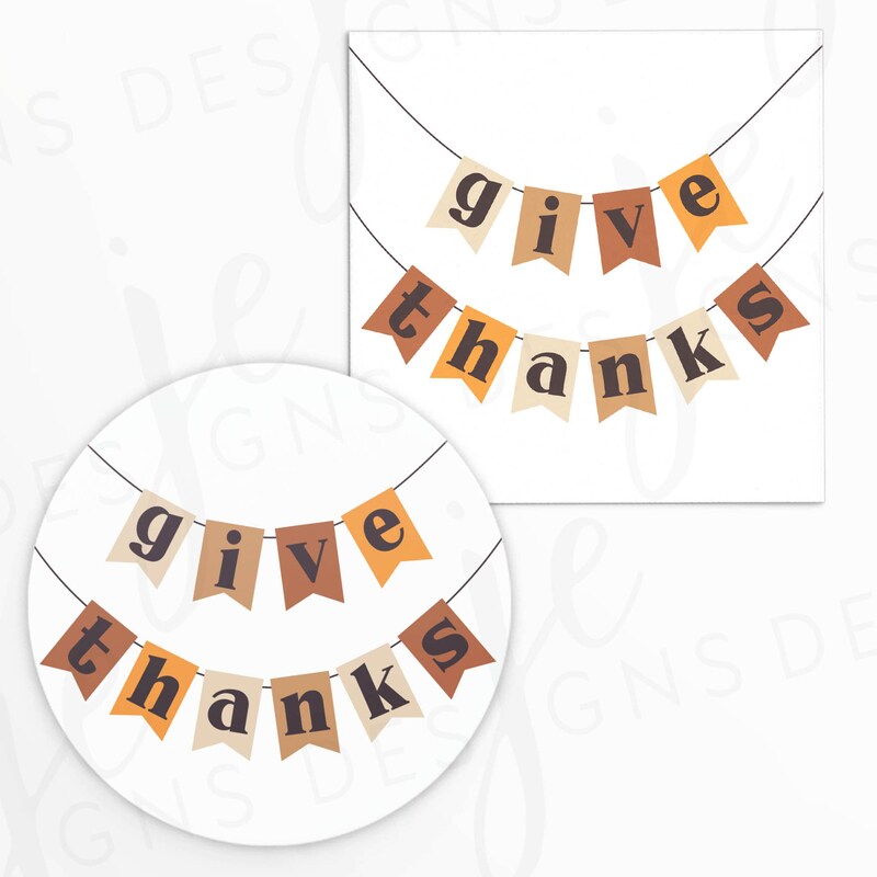 Thanksgiving Banner - Etsy