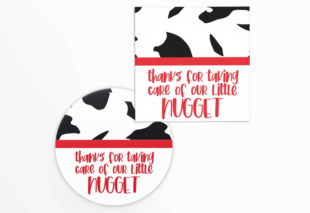 Teacher Appreciation "thank You for Taking Care of Our Little Nugget ...