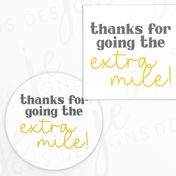 Go the Extra Mile - Etsy