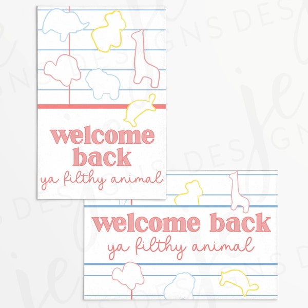 Animal Cracker Label - Etsy