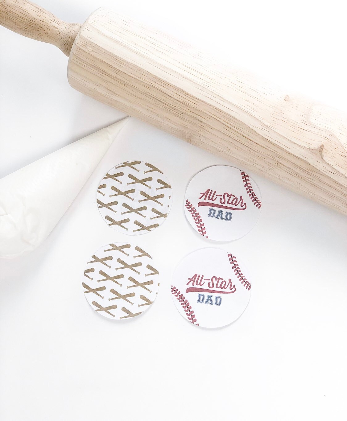 All Star Dad Father's Day 2x2 Square and Circle Tag | Etsy