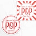 Father's Day "no Butter Pop Than You!" Popcorn-themed 2x2" Gift Tag ...