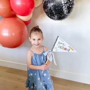 Back to School Pennant Flag Printable | First Day of School | Class ...