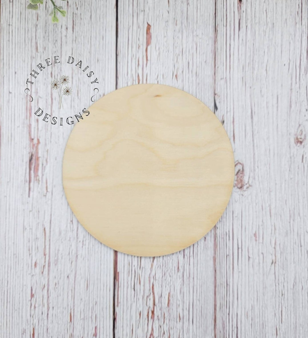 Round Wood Cutouts, Laser Cut Circle Shape Unfinished Blanks, Wood ...