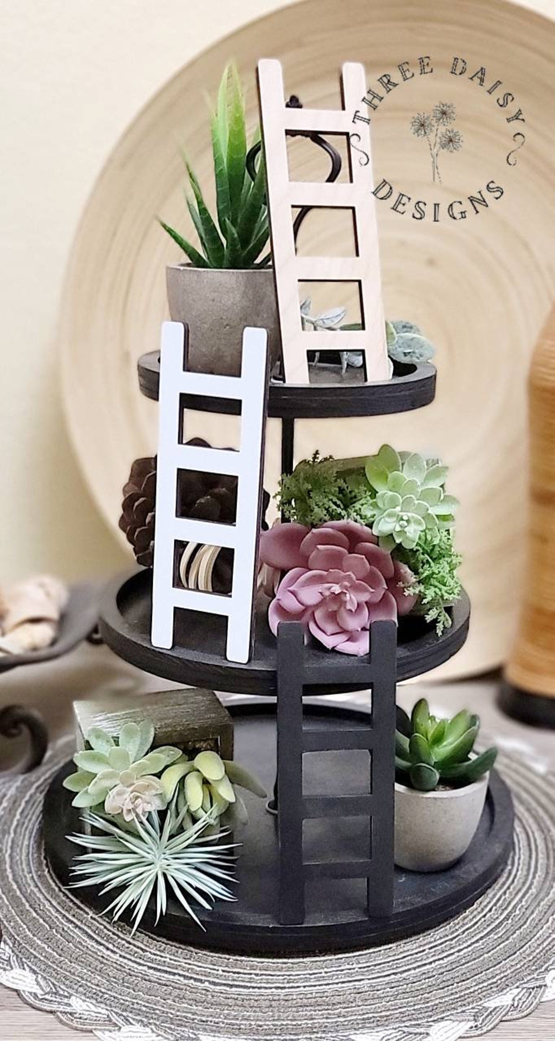 Mini Ladder / Tiered Tray Decor / Ladder for Tiered Trays / - Etsy