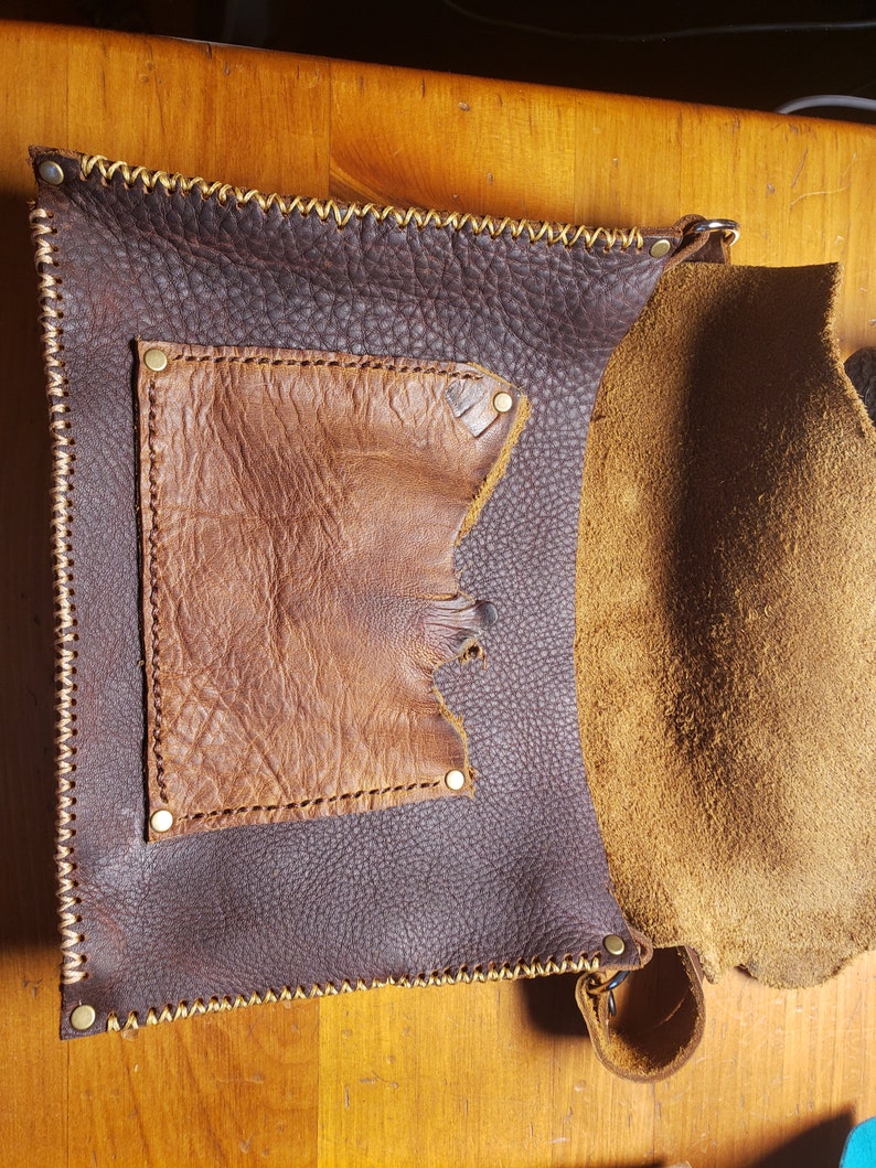 Rustic Leather Purse - Etsy