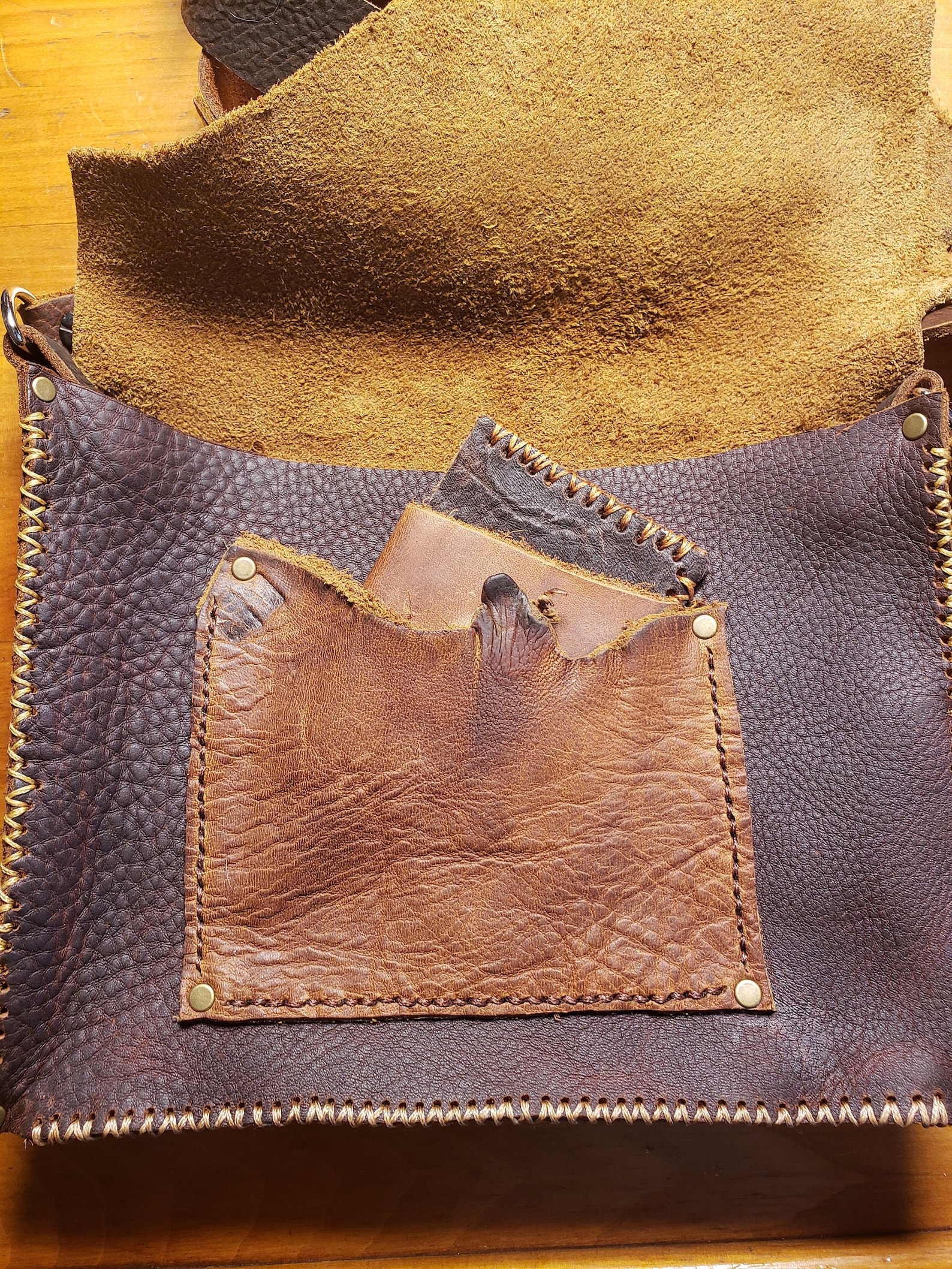Rustic Leather Purse - Etsy