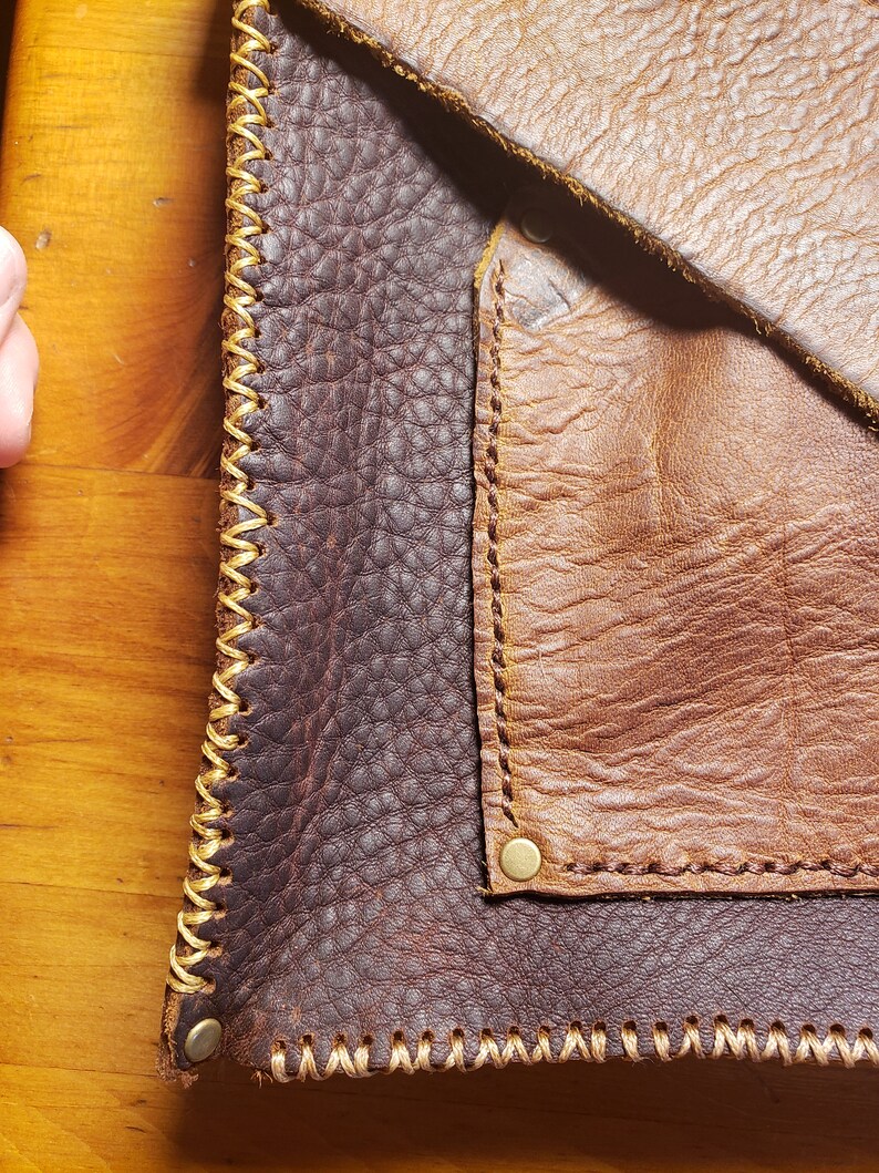 Rustic Leather Purse - Etsy