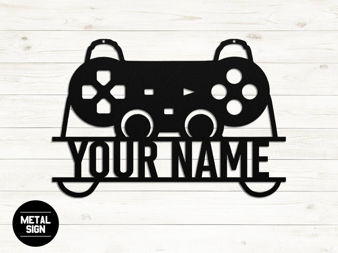 Personalized Gaming Sign, Custom Gamer Sign, Gaming Sign, Gaming Room ...