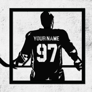 Custom Hockey Metal Sign, Custom Hockey Sign, Hockey Wall Decor, Ice ...