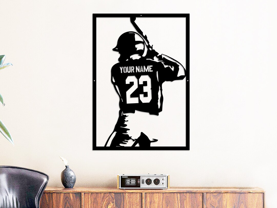 Custom Baseball Metal Sign, Custom Baseball Sign, Personalized Baseball ...