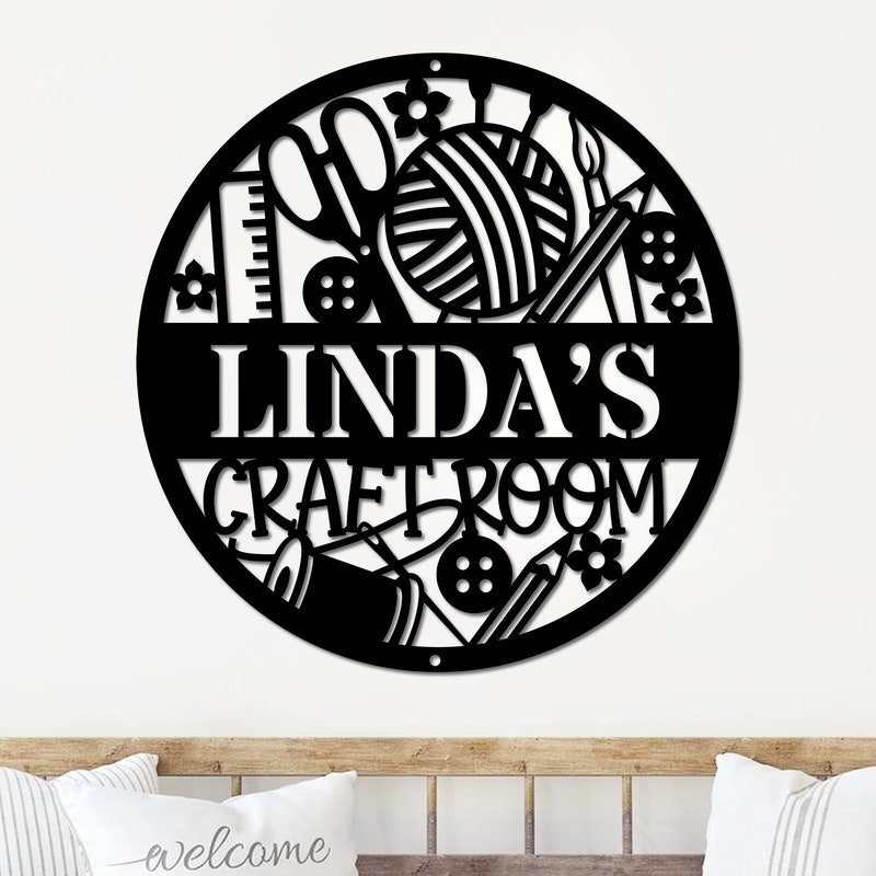 Craft Room Sign - Etsy