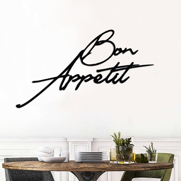 Bon Appetit Sign - Etsy