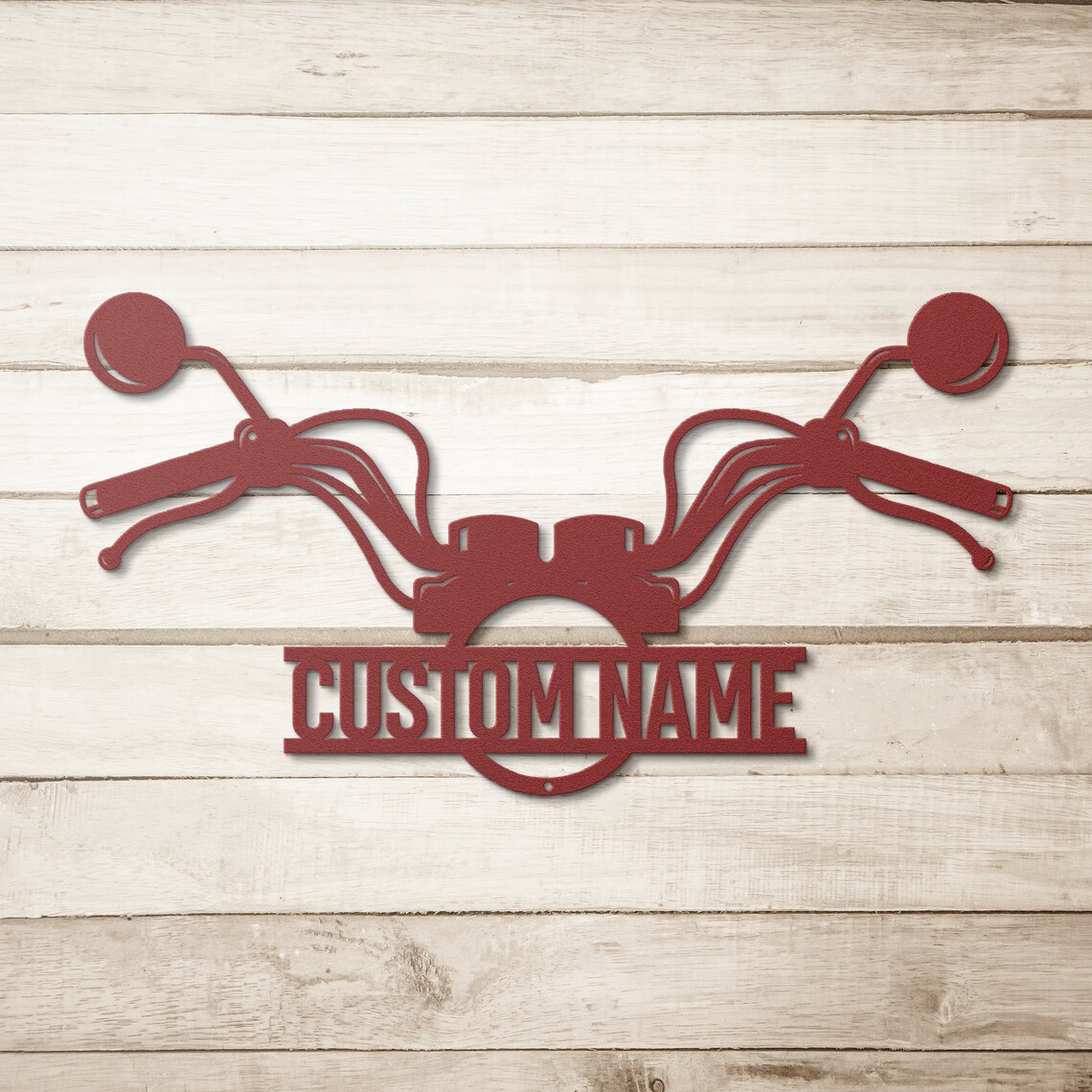 Personalized Motorcycle Sign, Metal Motorcycle Wall Decor, Biker Gift ...