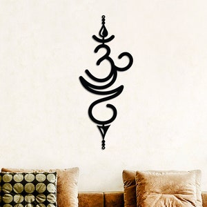Om Wall Art, Om Sign Metal, Om Symbol Wall Decor, Om Wall Decor, Yoga ...