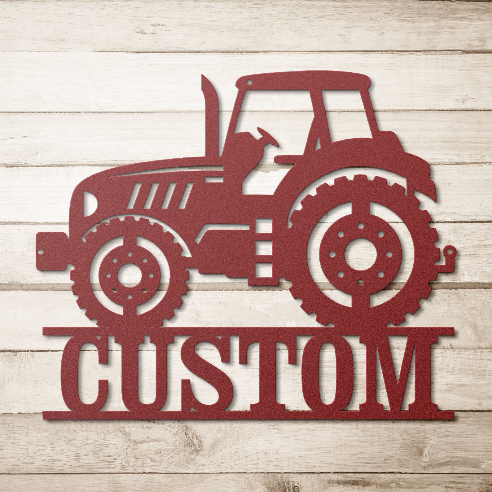 Personalized Farm Sign Metal, Tractor Sign, Boy Room Decor, Farmhouse ...