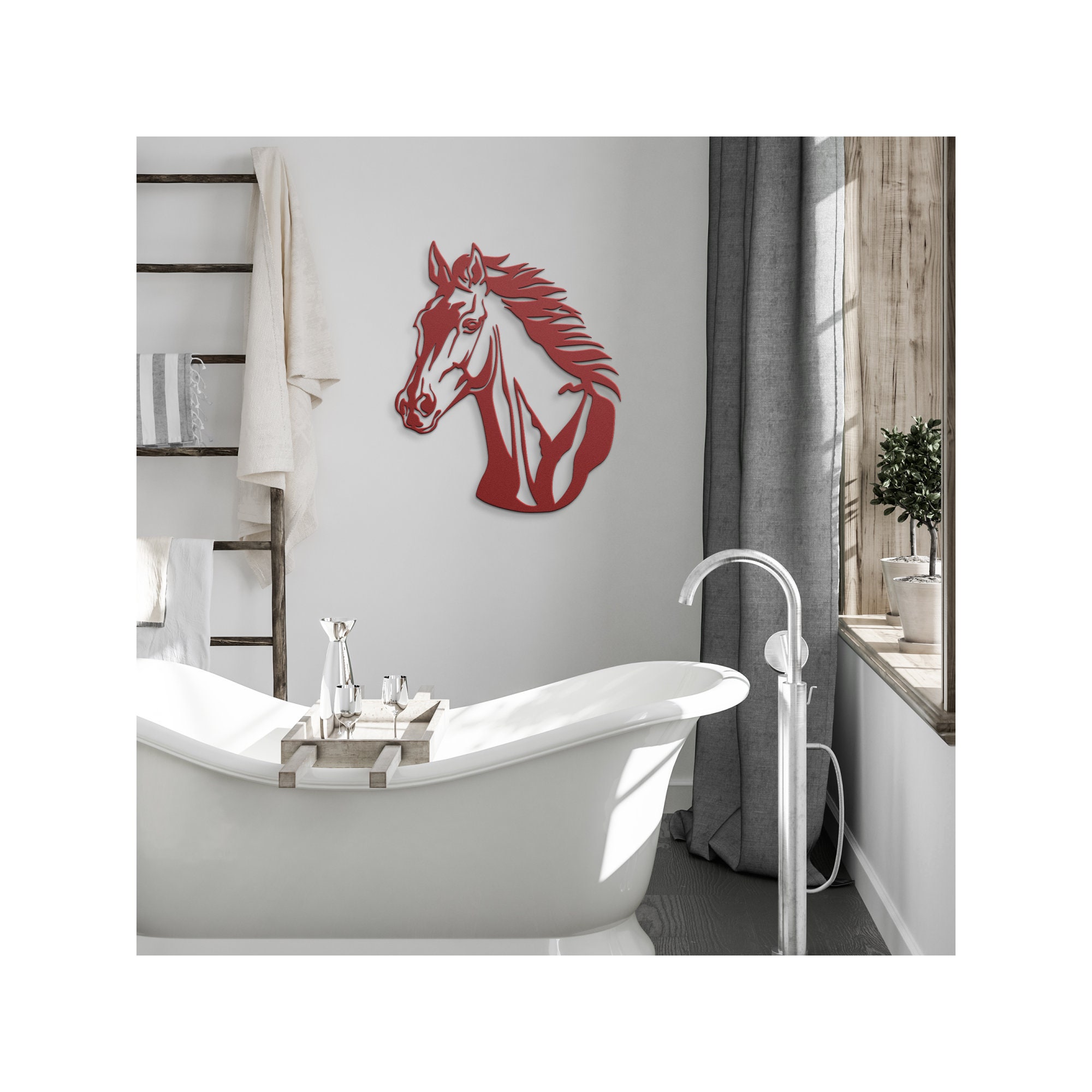 Horse Metal Sign Metal Horse Sign Metal Wall Art Horse - Etsy