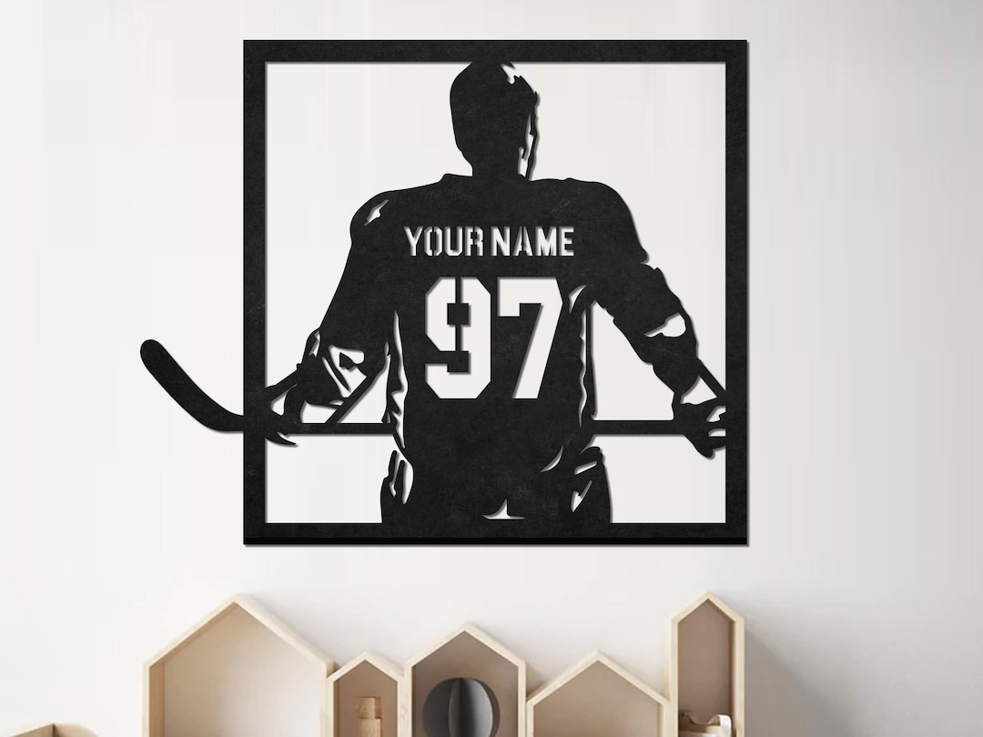 Custom Hockey Metal Sign, Custom Hockey Sign, Hockey Wall Decor, Ice ...