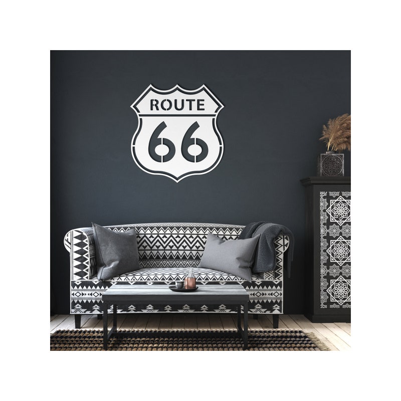 Route 66 Metal Sign - Etsy