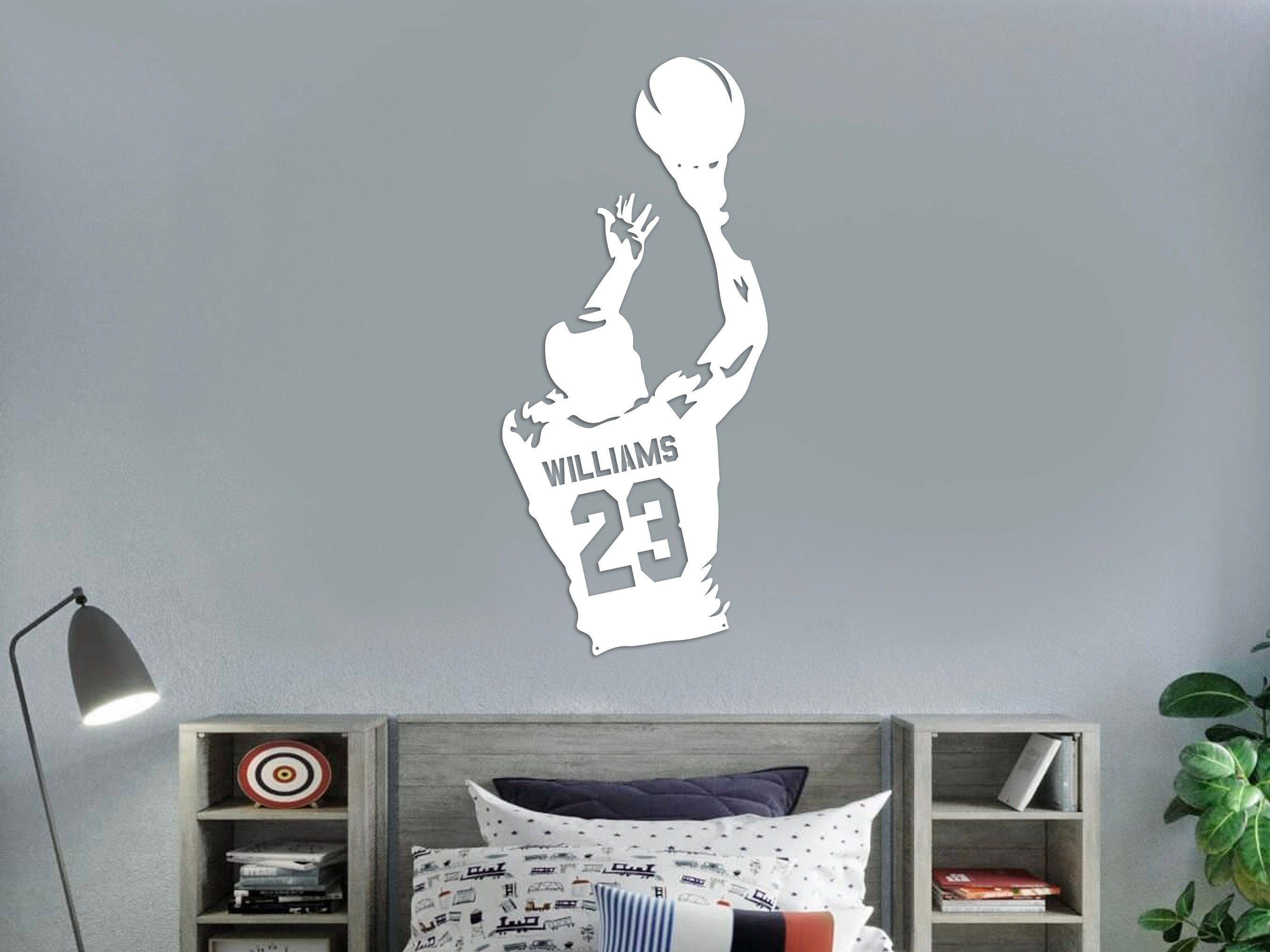 Personalized Basketball Sign Metal Basketball Wall Art - Etsy