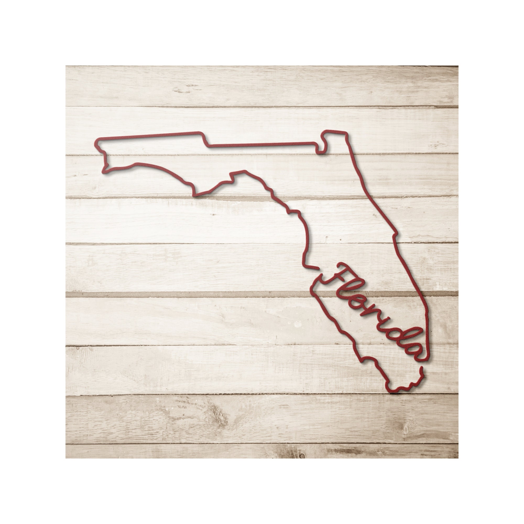Florida Metal Sign State of Florida Sign Metal Florida - Etsy
