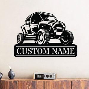 UTV Sign Metal RZR Sign Custom RZR Wall Art Side by Side - Etsy