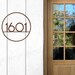 House Number Sign Circle, Home Numbers Sign, Metal House Number Sign ...