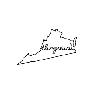Virginia Sign, Virginia Metal Sign, Metal Virginia State Sign Wall Art ...