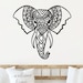 Elephant Sign, Metal Elephant Head, Mandala Elephant Wall Art, Safari ...