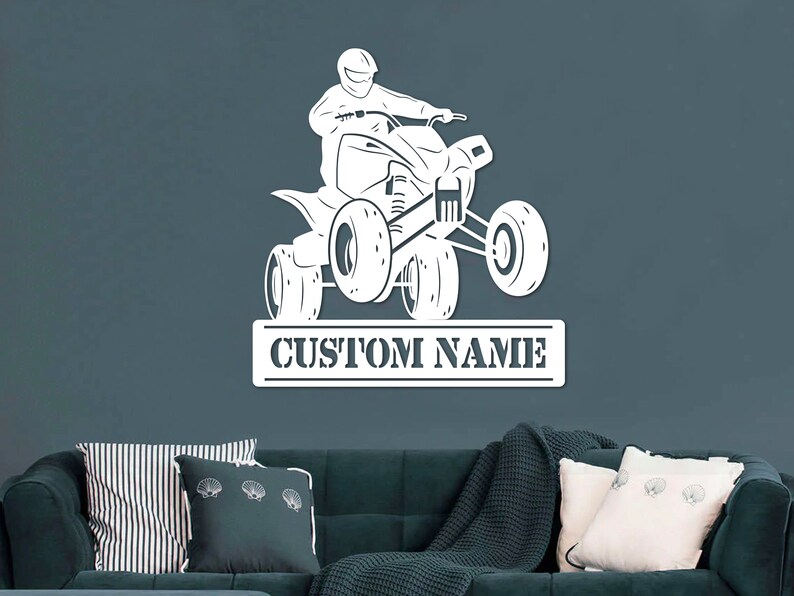 ATV Metal Sign Custom Quad Sign ATV Gifts Personalized ATV - Etsy