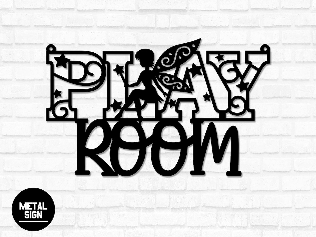 Custom Playhouse Sign, Metal Play House Wall Art, Playhouse Sign ...