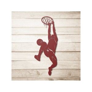 Basketball Sign, Basketball Metal Sign, Slam Dunk Wall Art, Basketball ...