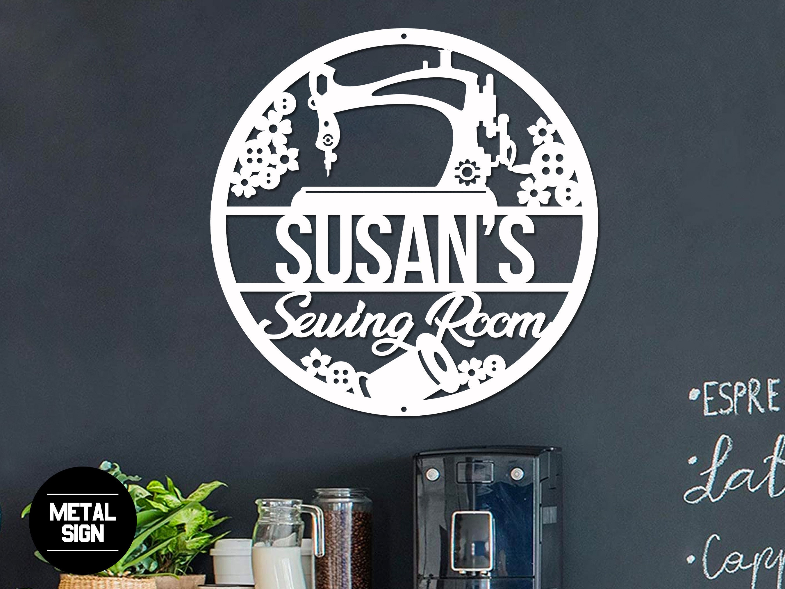 Personalized Sewing Room Sign Custom Craft Room Art Sewing - Etsy