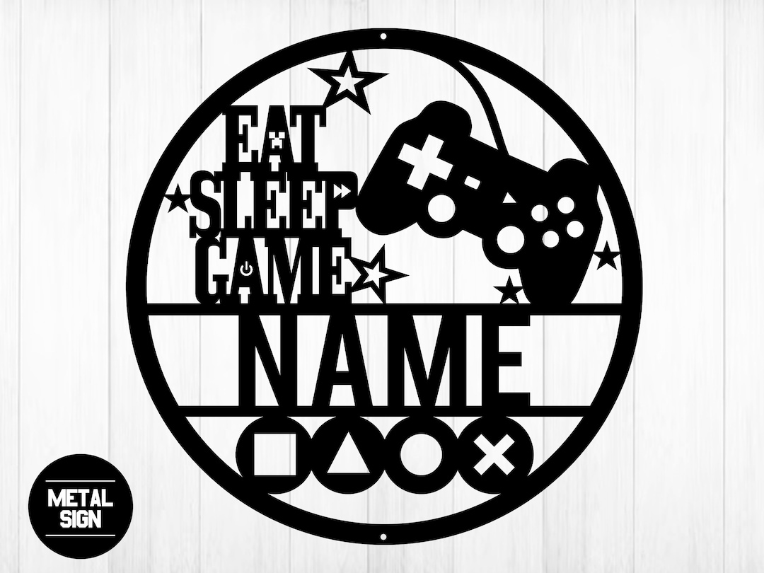 Gamer Name Sign, Personalized Gamer Sign, Boys Room Sign, Game Sign ...