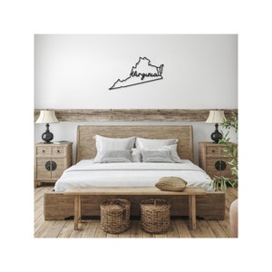 Virginia Sign, Virginia Metal Sign, Metal Virginia State Sign Wall Art ...