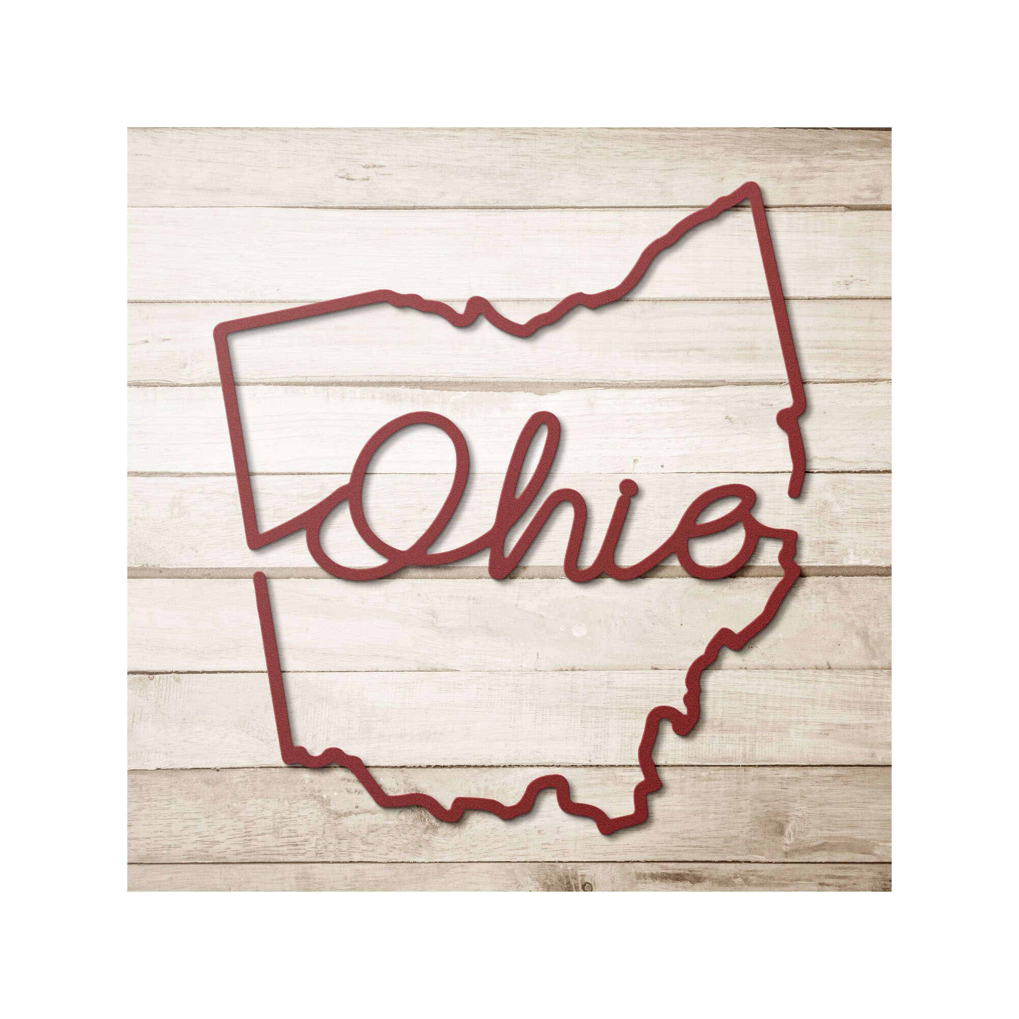 Ohio Sign Ohio Metal Sign Metal Ohio State Sign Wall Art - Etsy