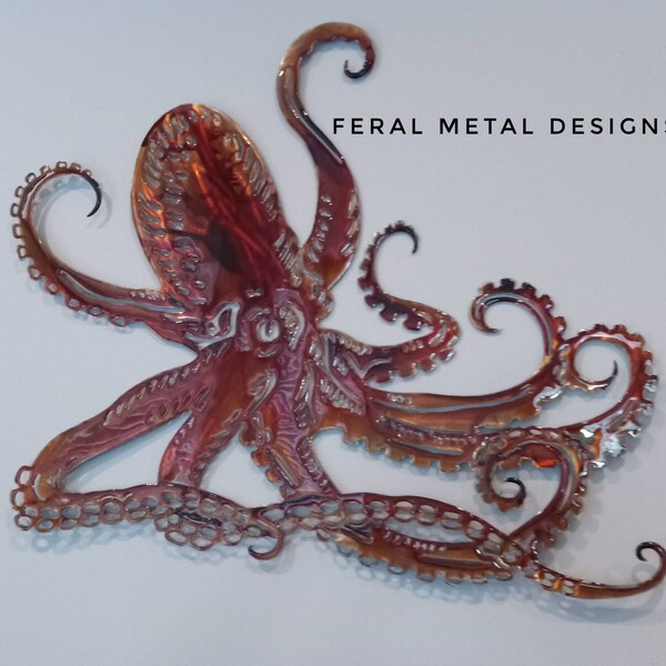 Metal Octopus - Etsy