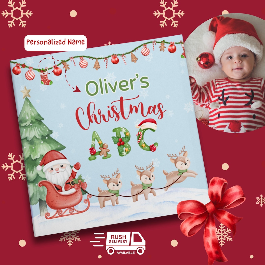 Personalized Christmas Book for Children, Custom Name, Holiday Story ...