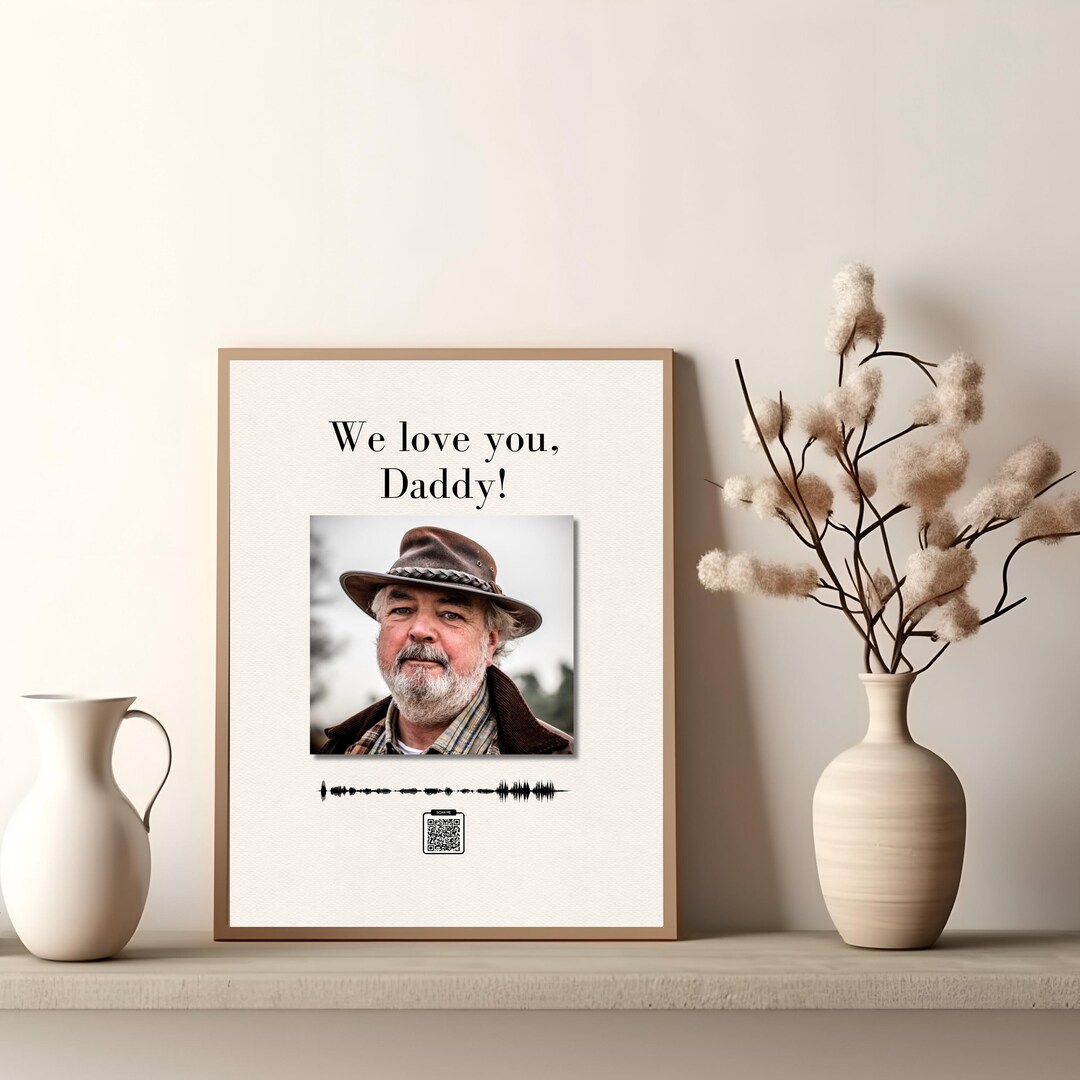 Soundwave Art QR Code, Voice Recording, Creative Personalized Gifts ...