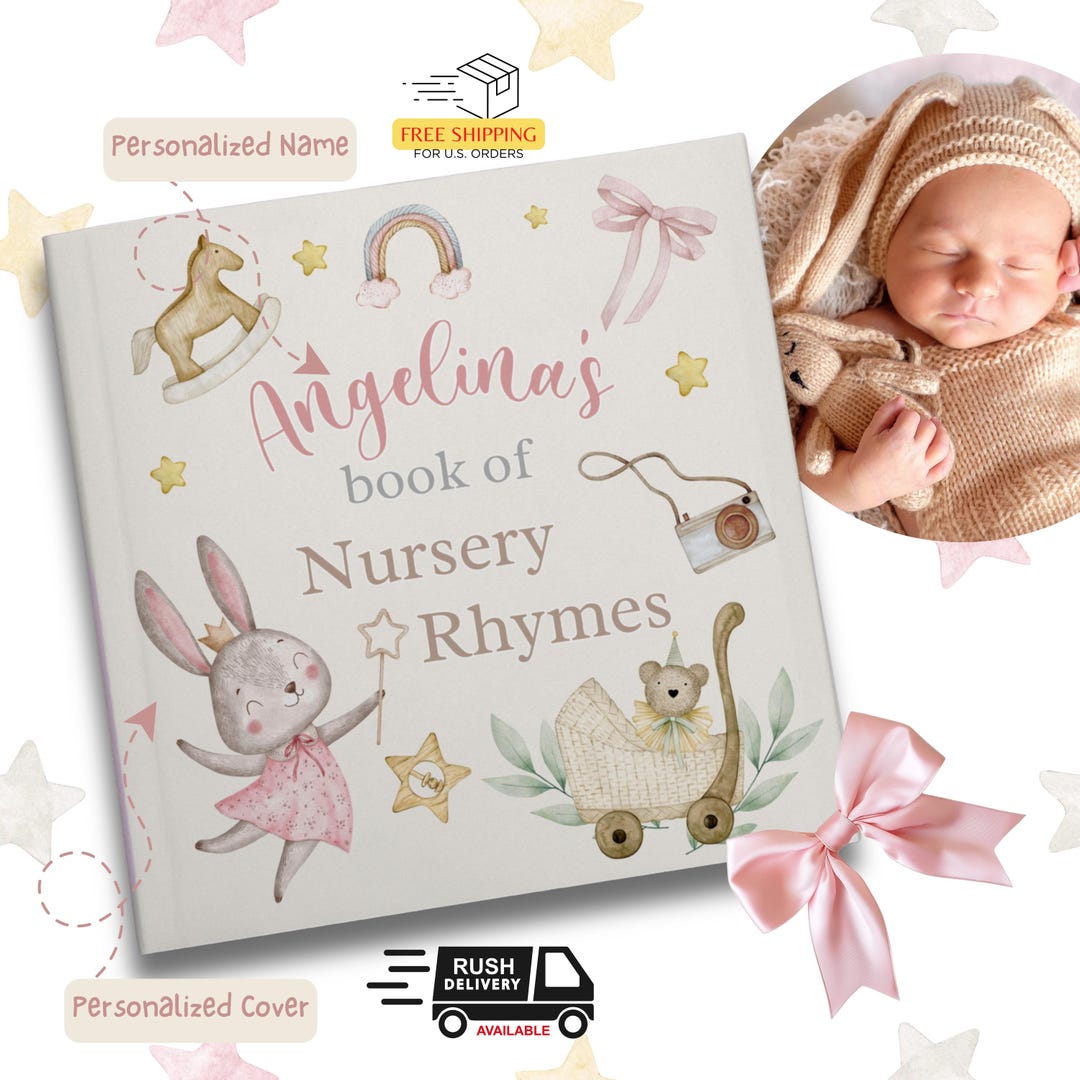 Personalized Nursery Rhymes Storybook | Custom Name Children’s Book ...
