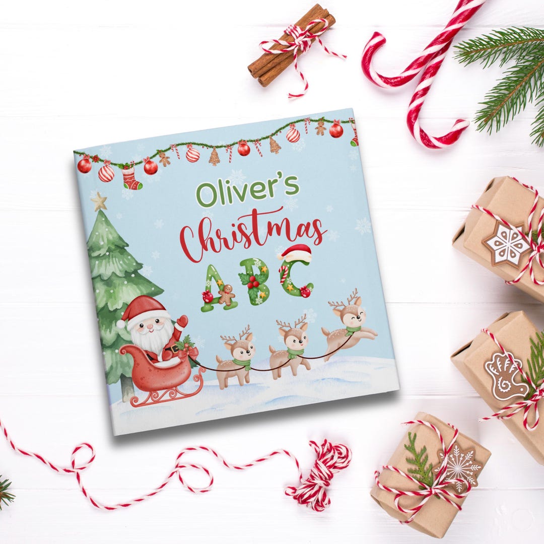 Personalized Christmas Book for Children, Custom Name, Holiday Story ...