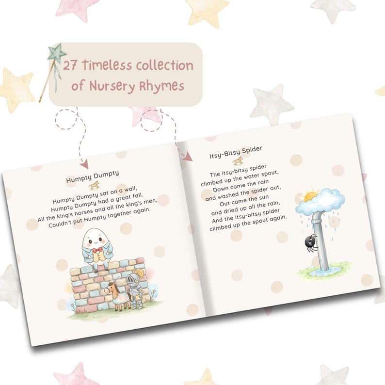 Personalized Nursery Rhymes Book for Babies | Custom Name Storybook ...