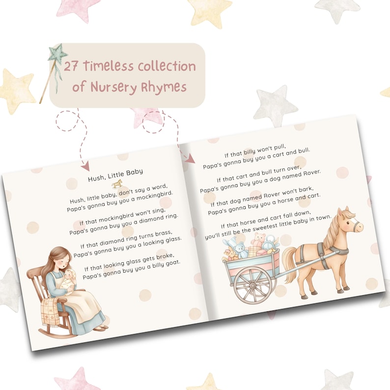 Personalized Nursery Rhymes Book for Babies | Custom Name Storybook ...