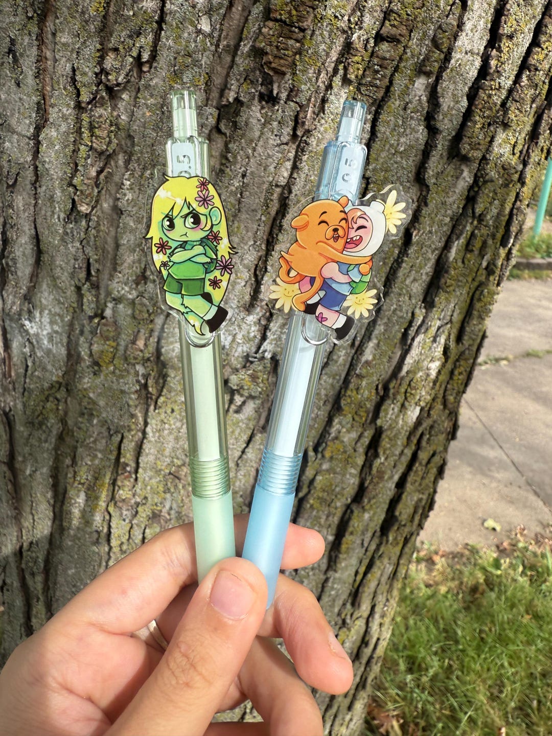Adventure Time Inspired Finn and Jake or Fern 0.5 Mm Black Gel Pen - Etsy